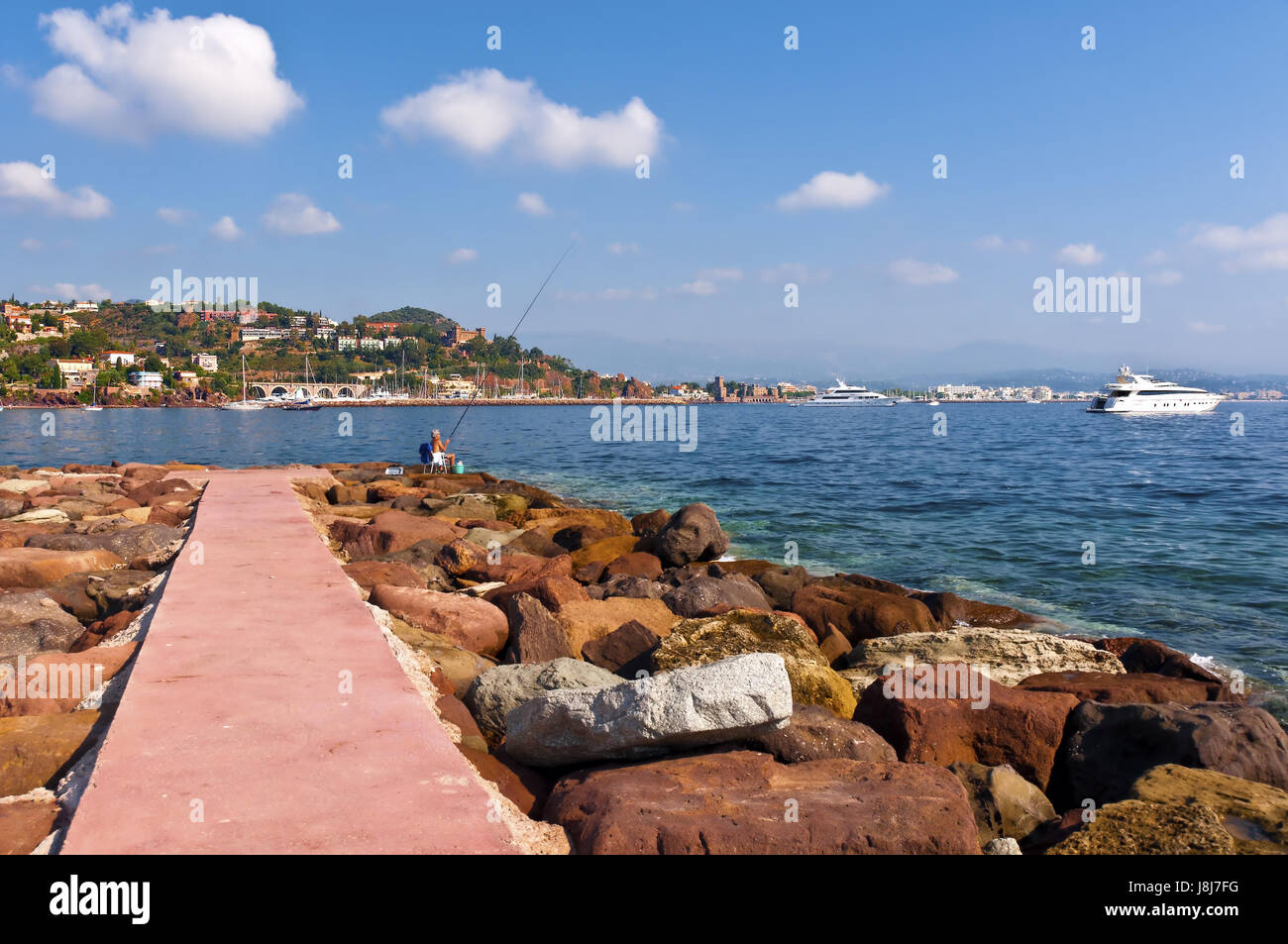 rock, bay, peninsula, firmament, sky, salt water, sea, ocean, water ...
