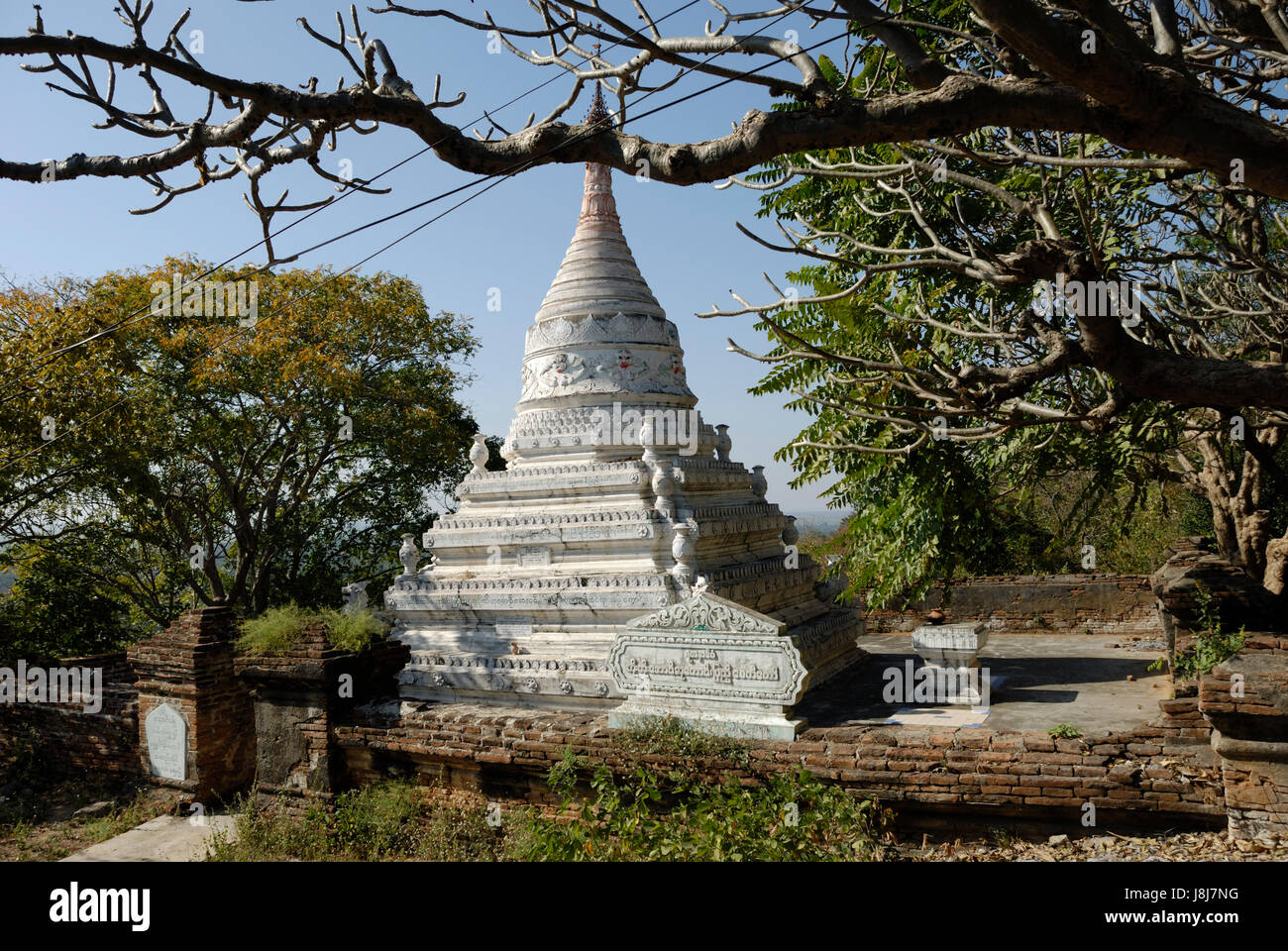asia, pagoda, myanmar, burma, blue, religion, tree, trees, asia, shine ...