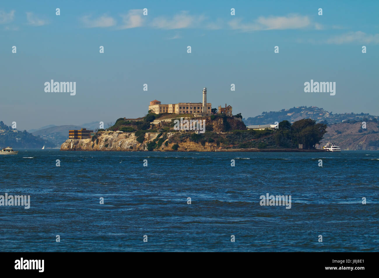 isolated, tourist, island, prison, isle, tower, travel, buildings, city ...