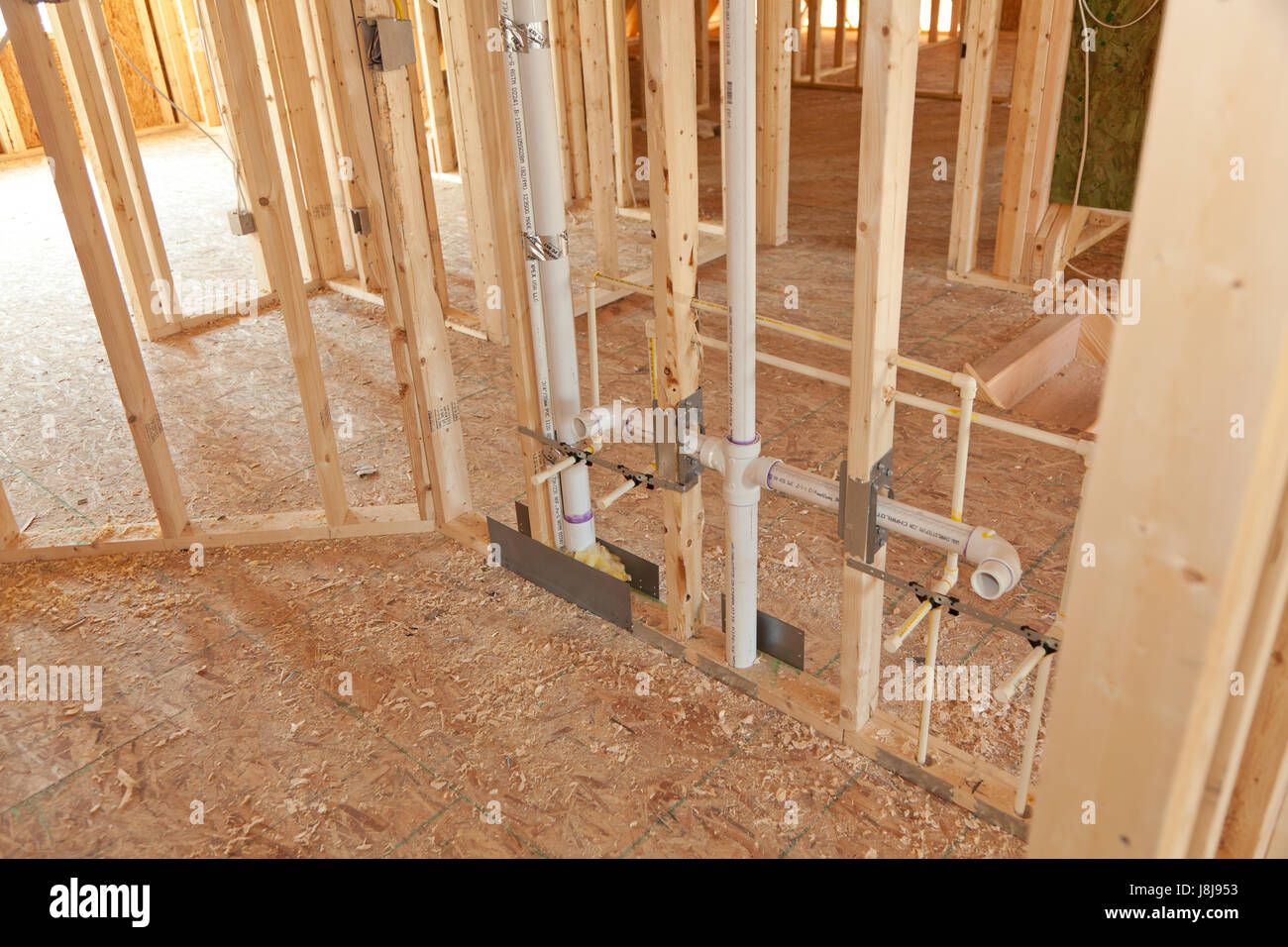 Plumbing in walls hi-res stock photography and images - Alamy