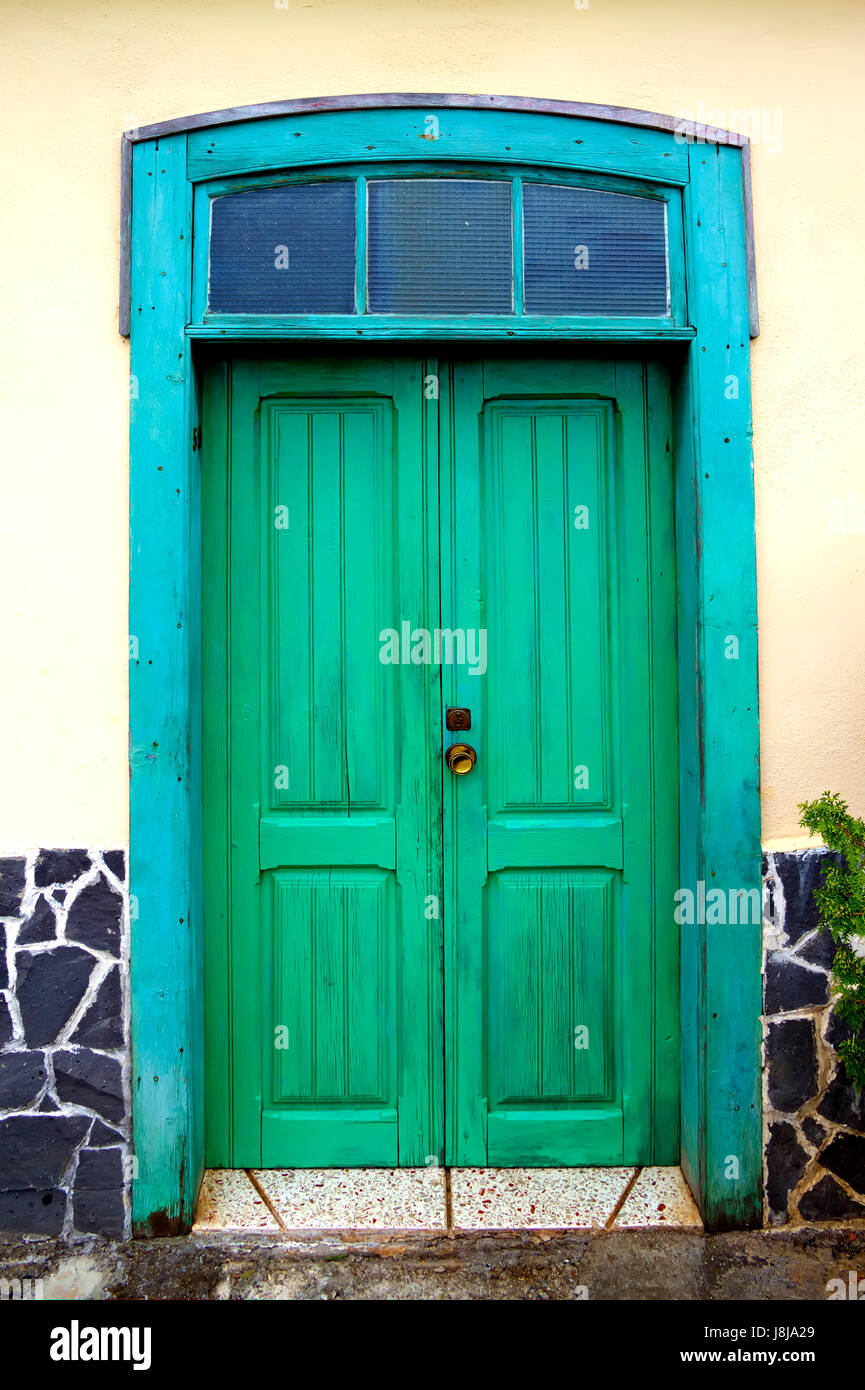 brightly colored doorstep Stock Photo - Alamy