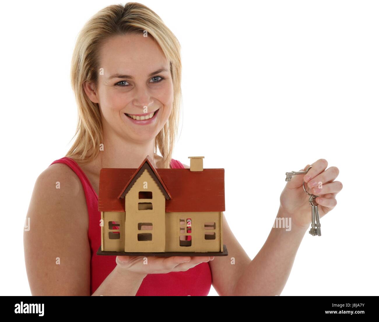woman, house, building, laugh, laughs, laughing, twit, giggle, smile ...