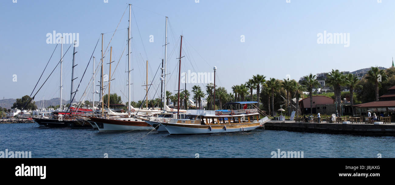 marina in yalikavak - turkey Stock Photo - Alamy