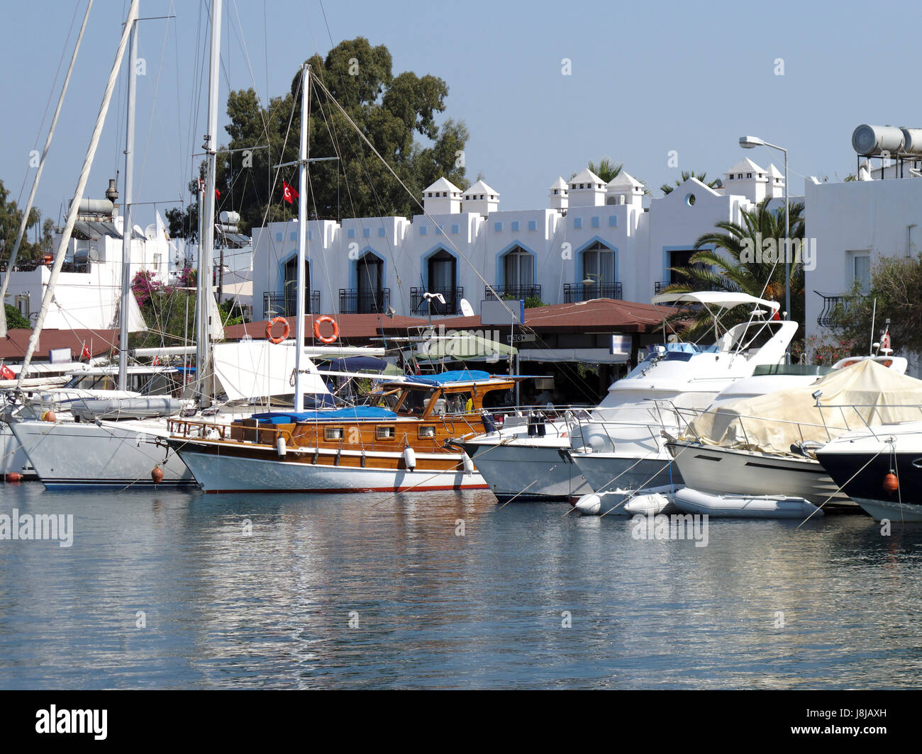 marina in yalikavak - turkey Stock Photo - Alamy