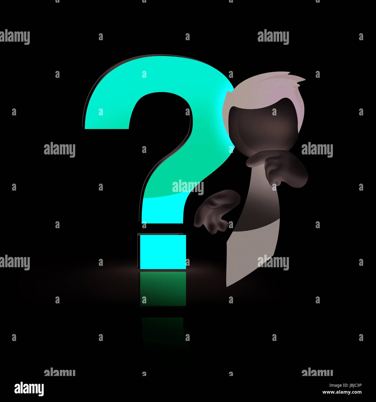 business man, businessman, necktie, abstract, question mark, tie ...