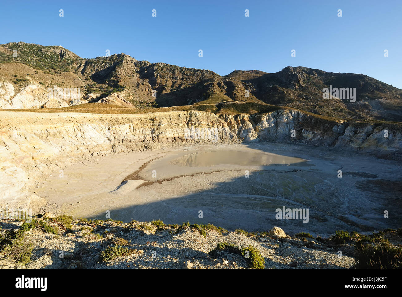 greece, sulphur, brimstone, pumice, vulcan, volcano, isle, island ...