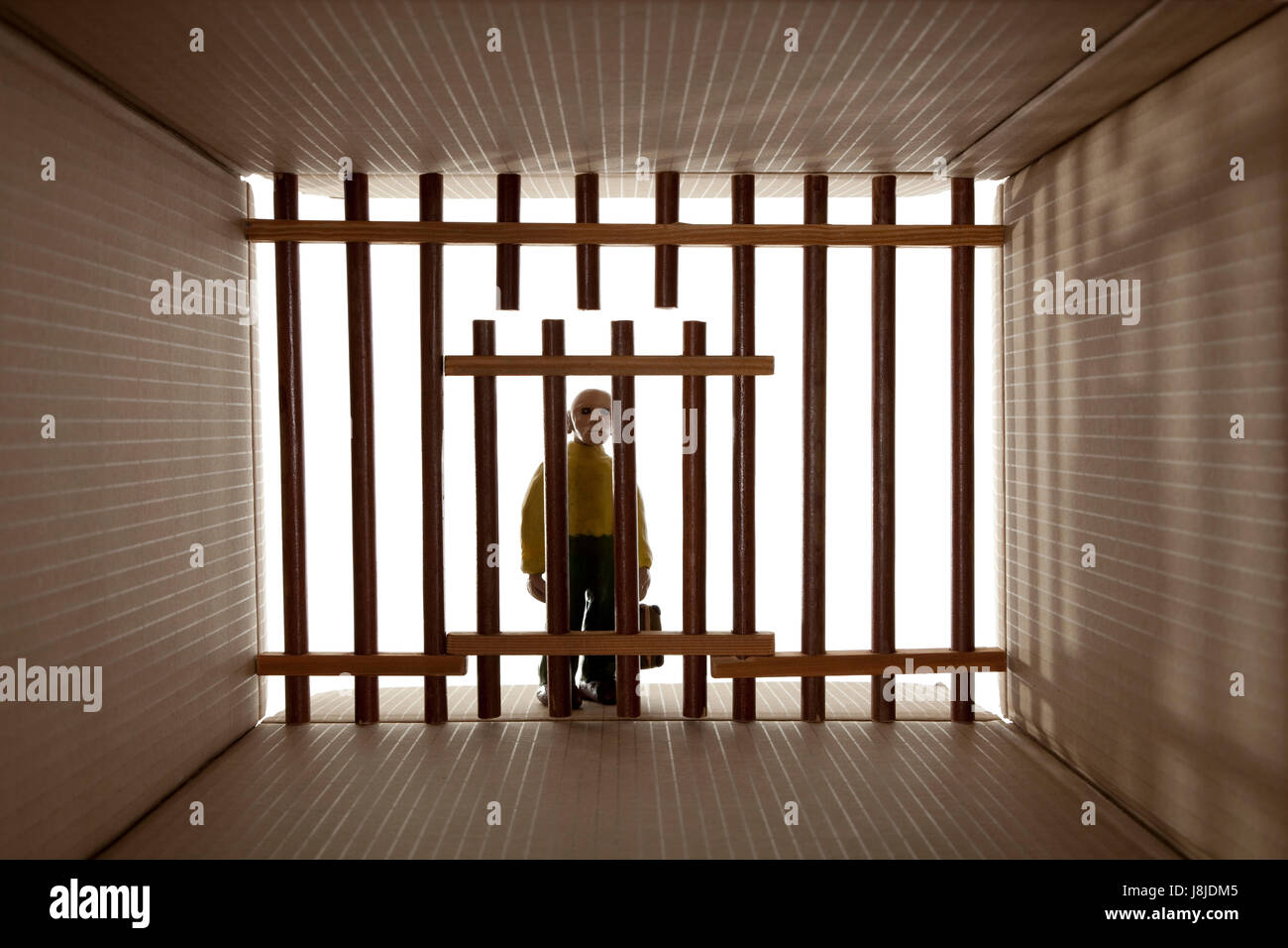 inside, box, boxes, prisoner, plasticine, man, inside, closeup, toy ...