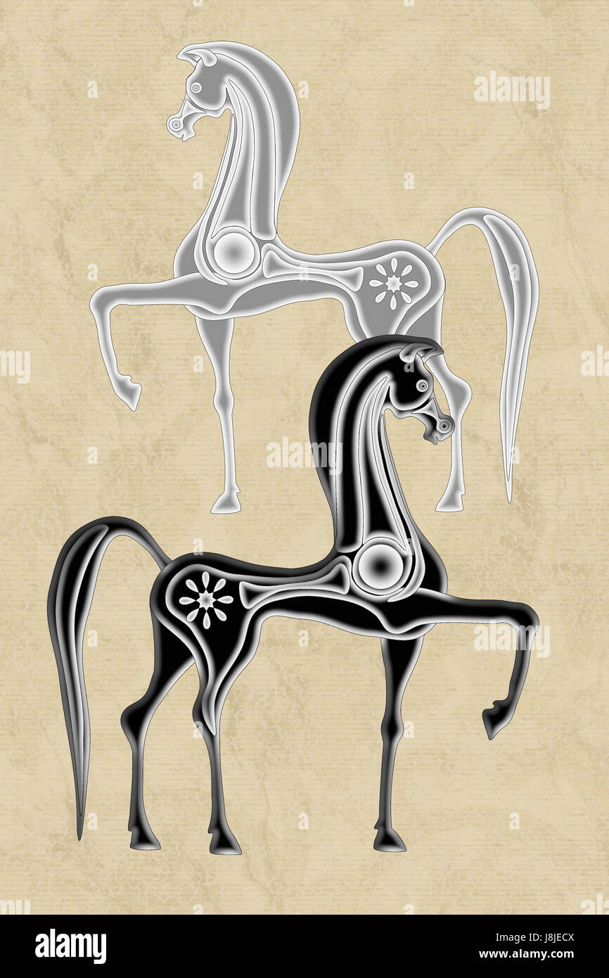 art, horse, elegance, drawing, photo, picture, image, copy, deduction ...