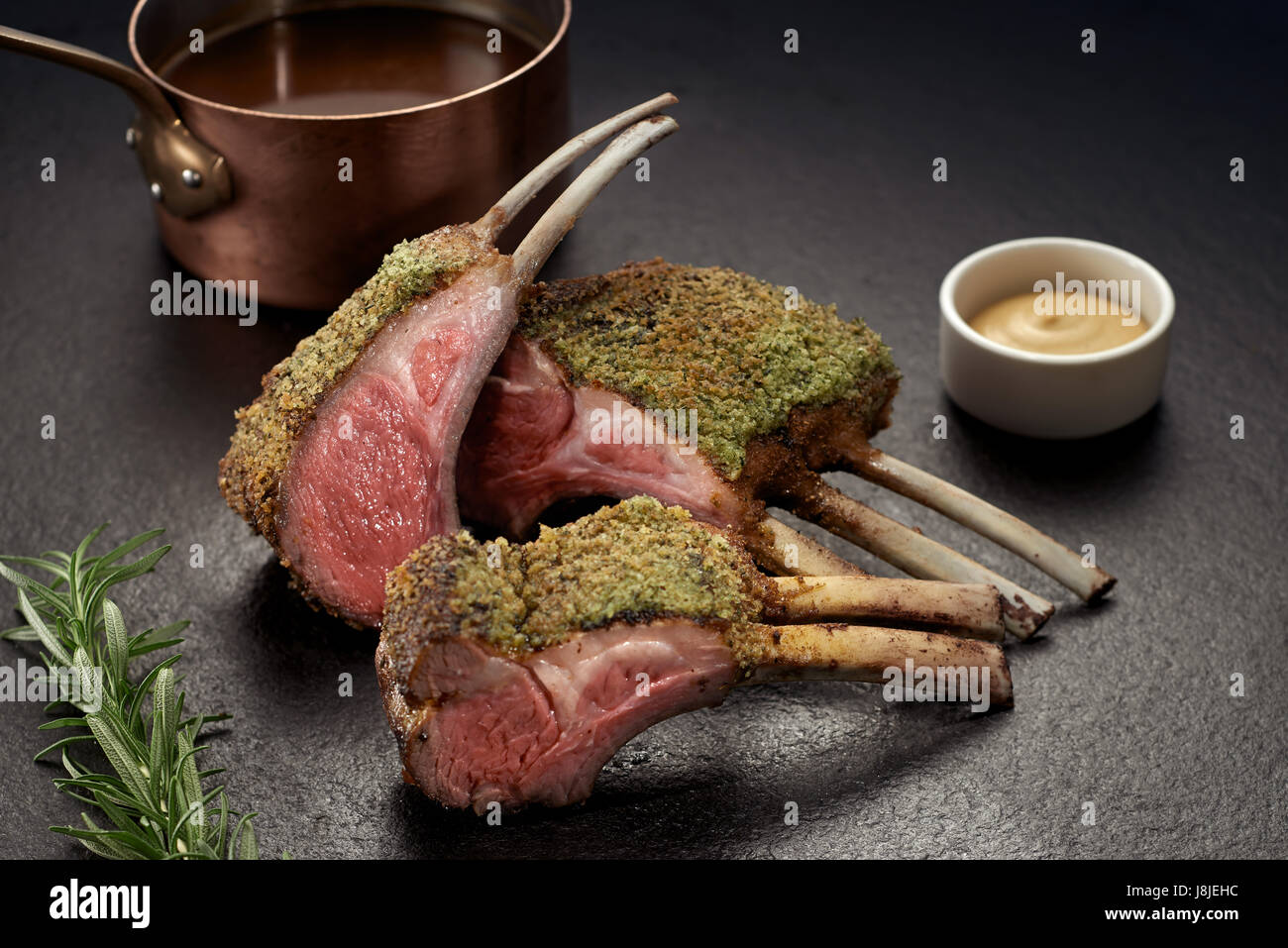 Lamb Rack with Spice Stock Photo - Alamy
