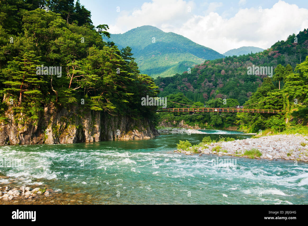 stream, japan, landscape, scenery, countryside, nature, river, water ...
