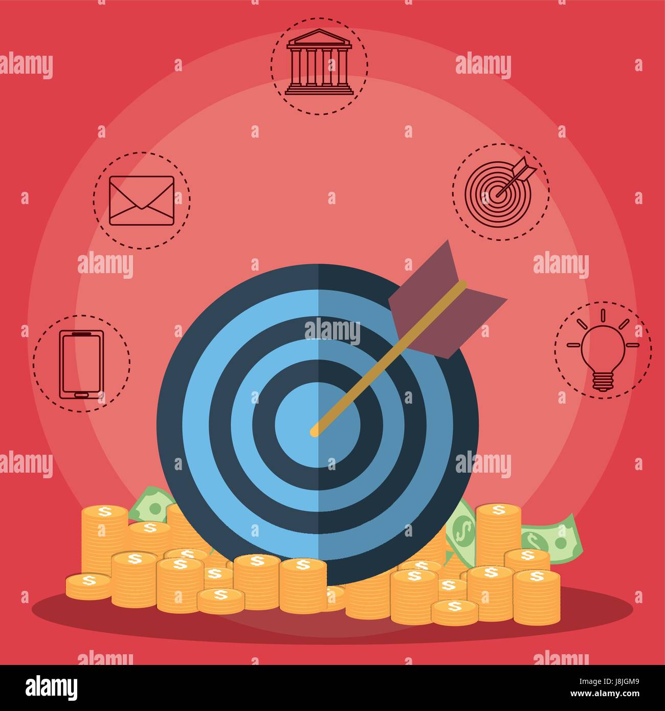 money related icons Stock Vector Image & Art - Alamy
