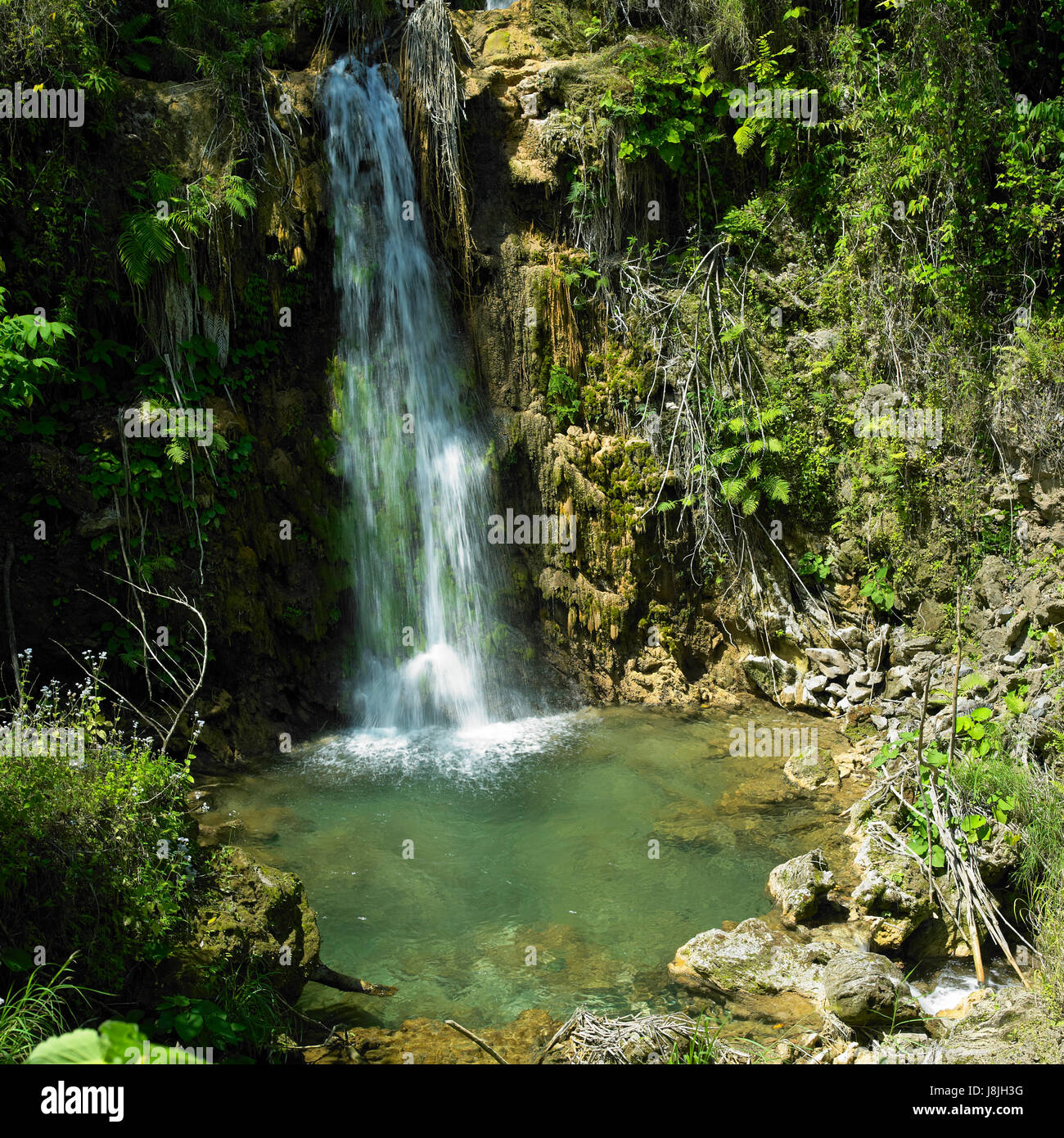 cuba, nature, travel, stream, waterfall, america, central america ...