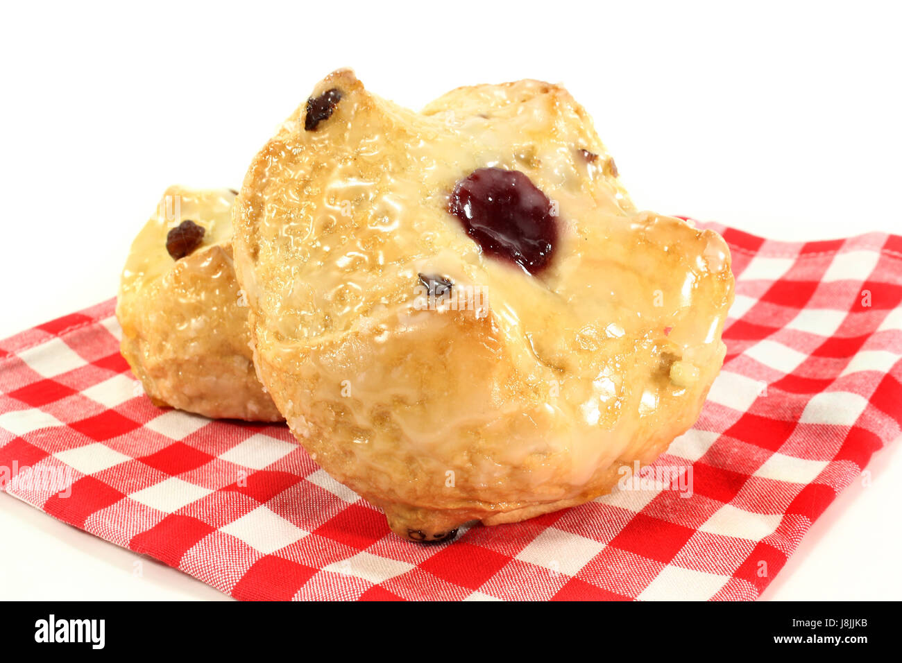 pastry, jam, roll, kaiser, sugar icing, cute, pastry, baker, jam, roll ...