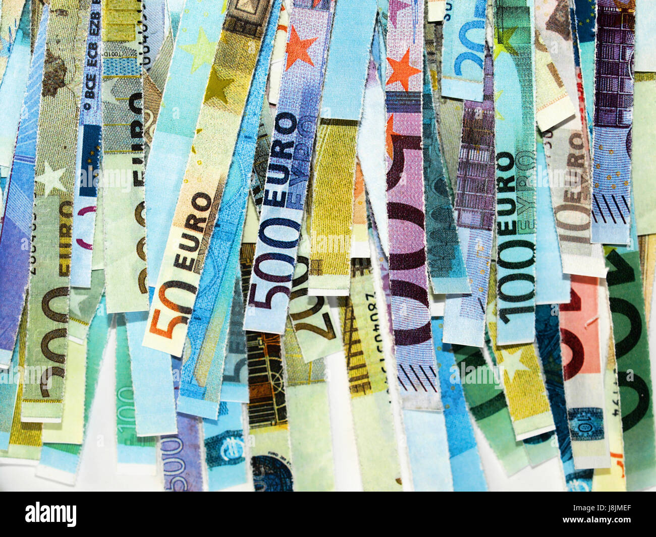 note, memo, euro, cut, banknotes, shredder, burn, sheet of paper, paper ...