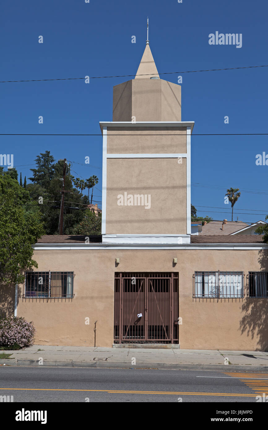 Church on Figueroa Street in Highland Park, CA Stock Photo - Alamy