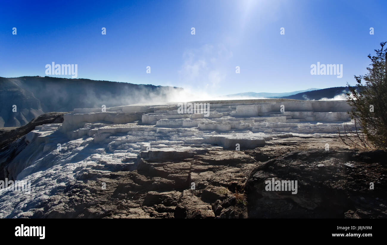 national park, dry, dried up, barren, hot springs, sulphur, brimstone ...