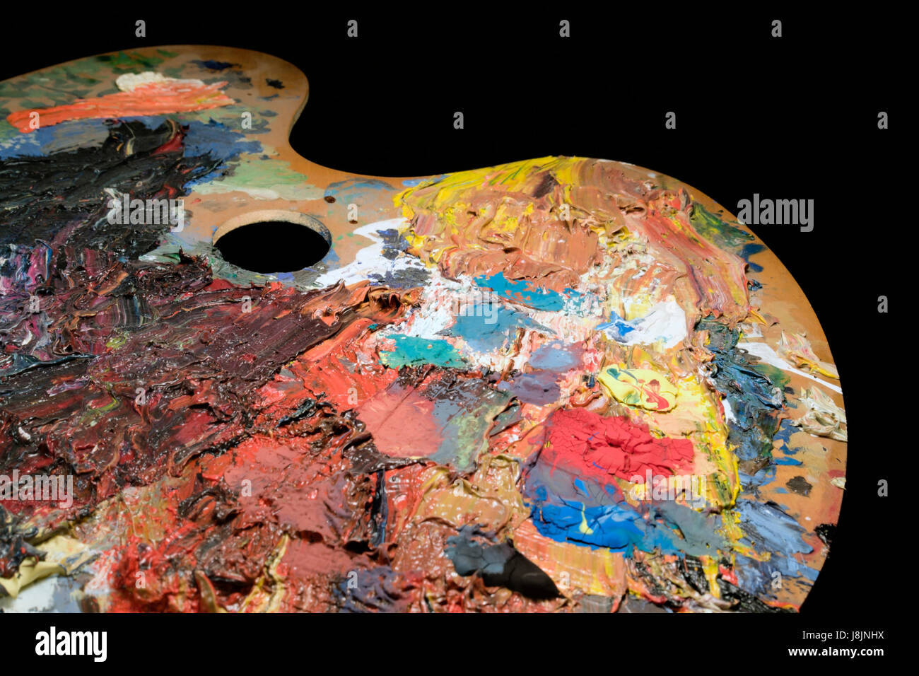 paint color palette Stock Photo - Alamy