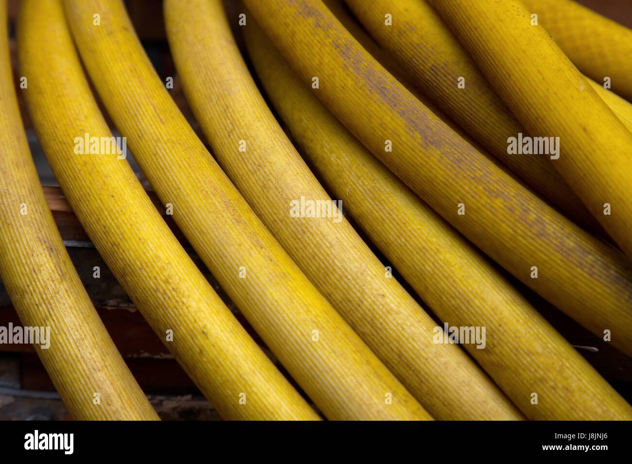 tools, tube, plastic, synthetic material, pipe, yellow, round, tools ...