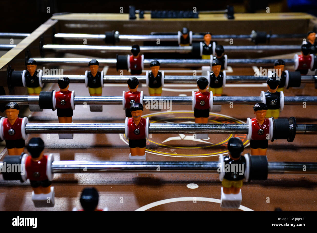 Foosball table, close up hi-res stock photography and images - Alamy