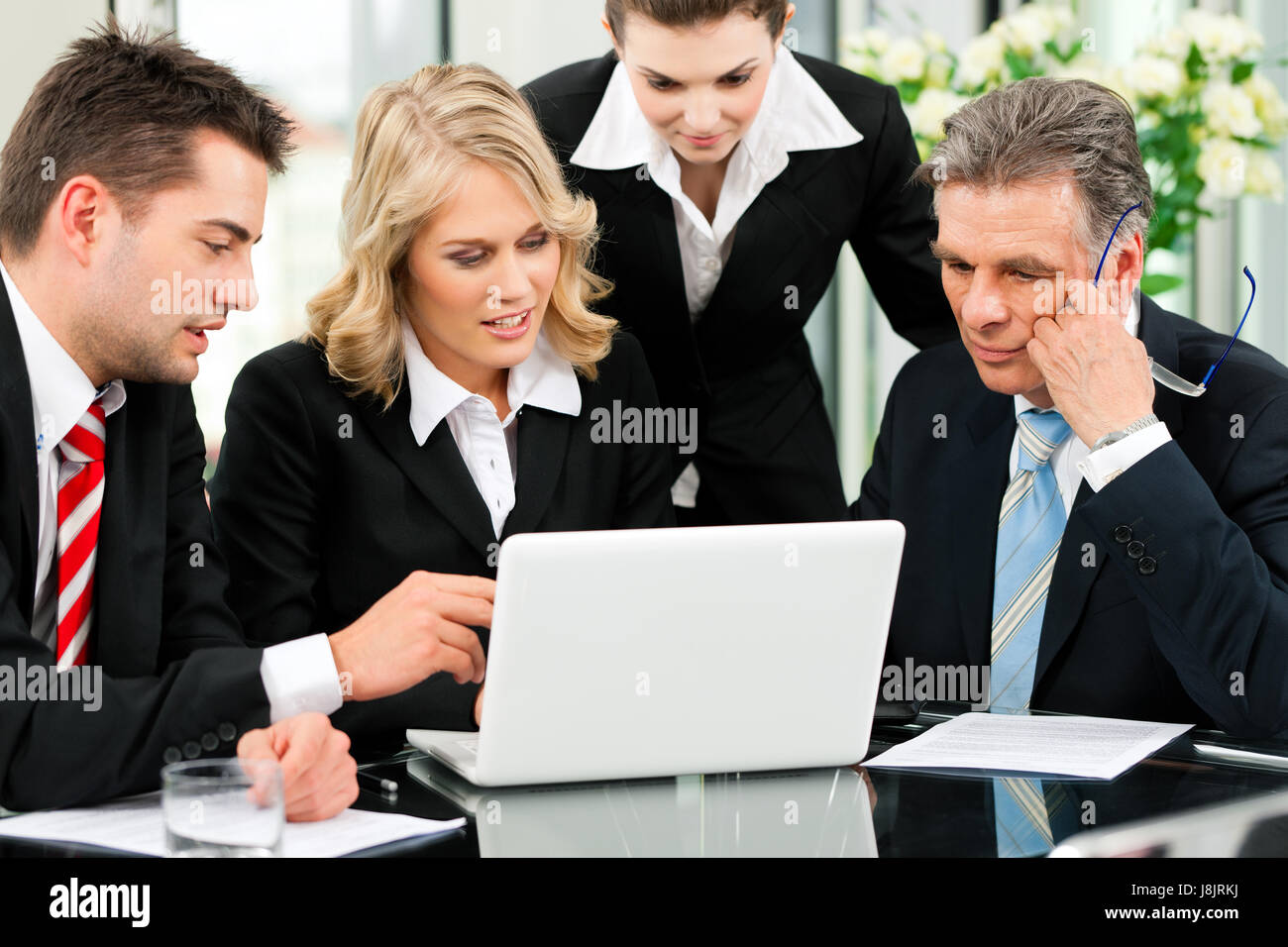 business - team meeting in the office Stock Photo - Alamy