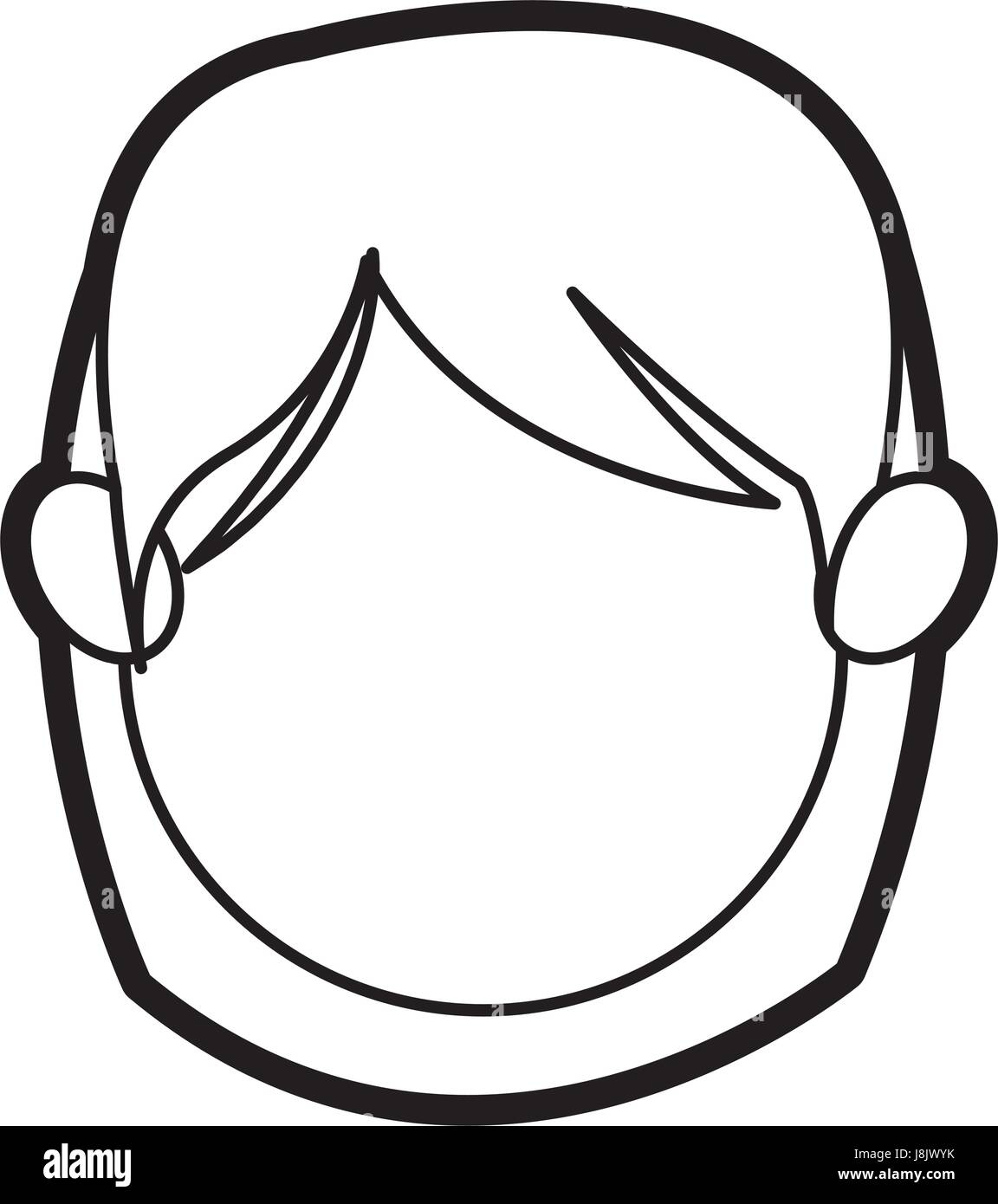 head face boy son kid image Stock Vector Image & Art - Alamy