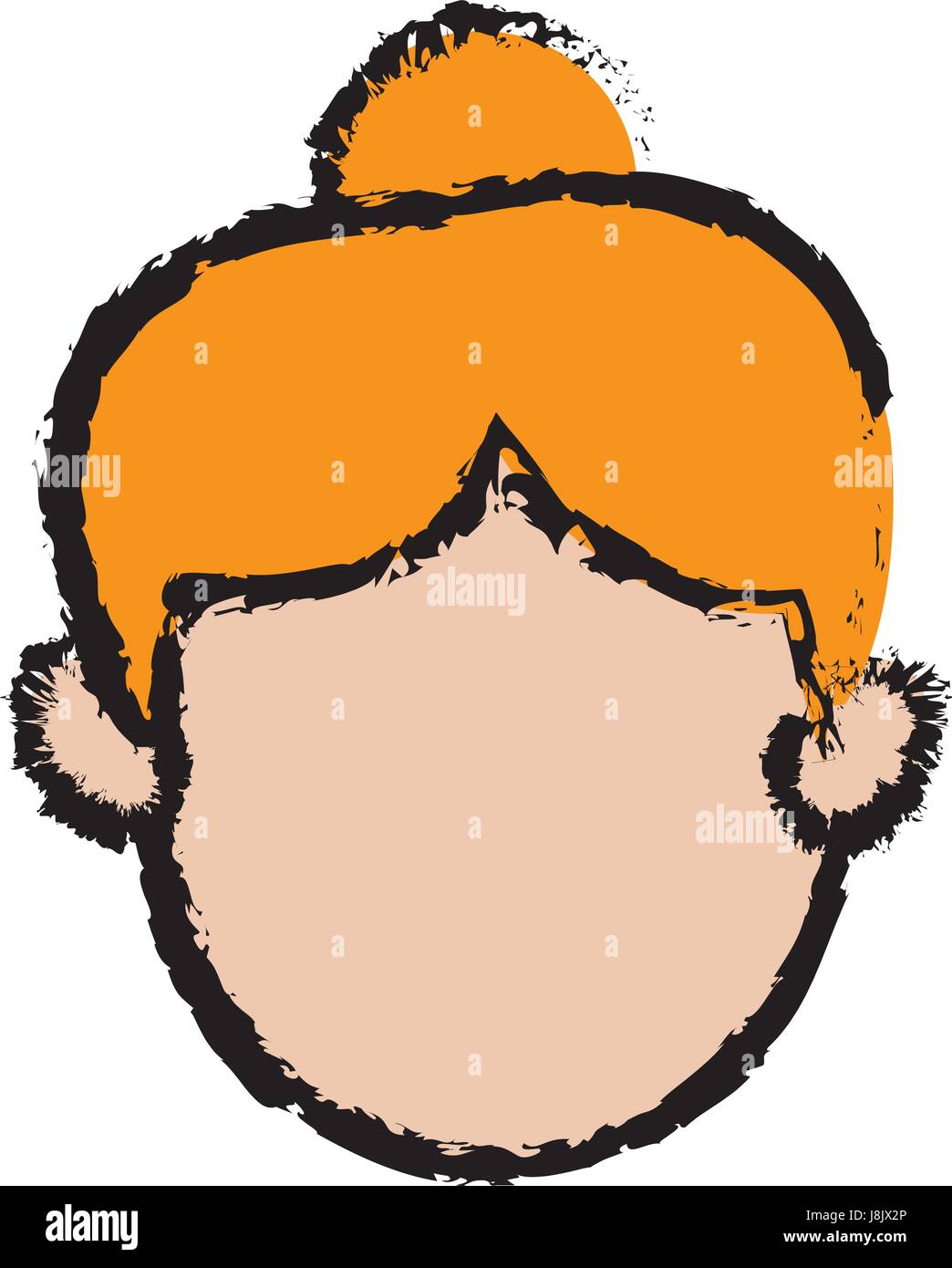 face head woman mom avatar image Stock Vector Image & Art - Alamy