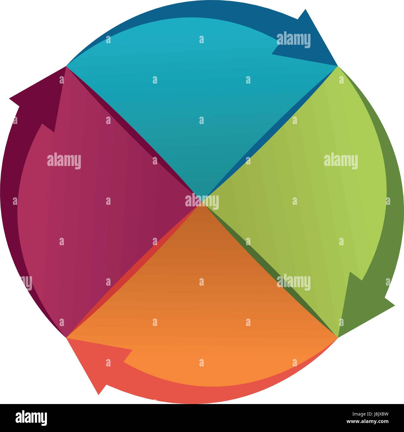 Abstract circular object connect Stock Vector Images - Alamy