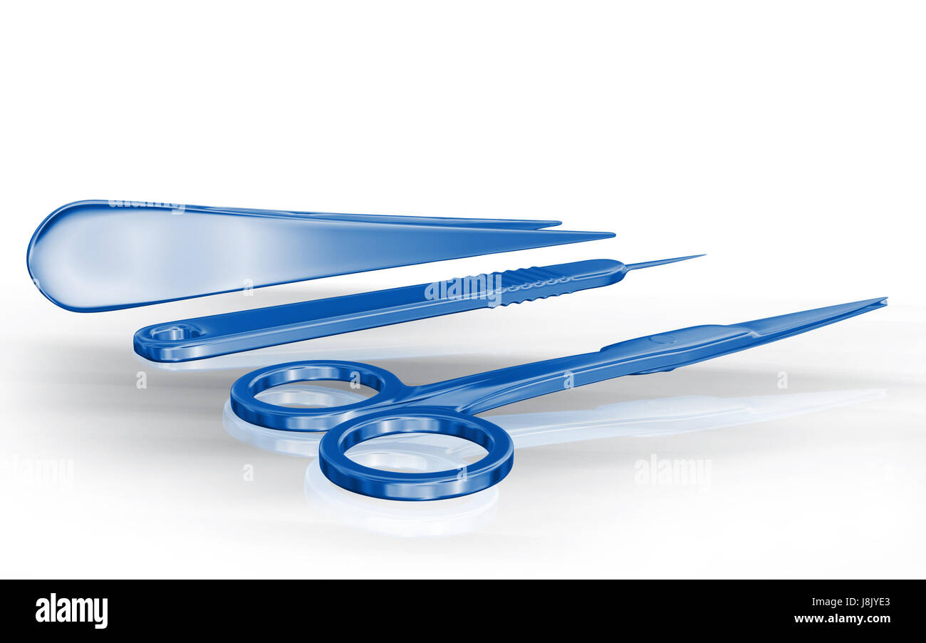 blue, tool, object, education, isolated, graphics, colour, science ...