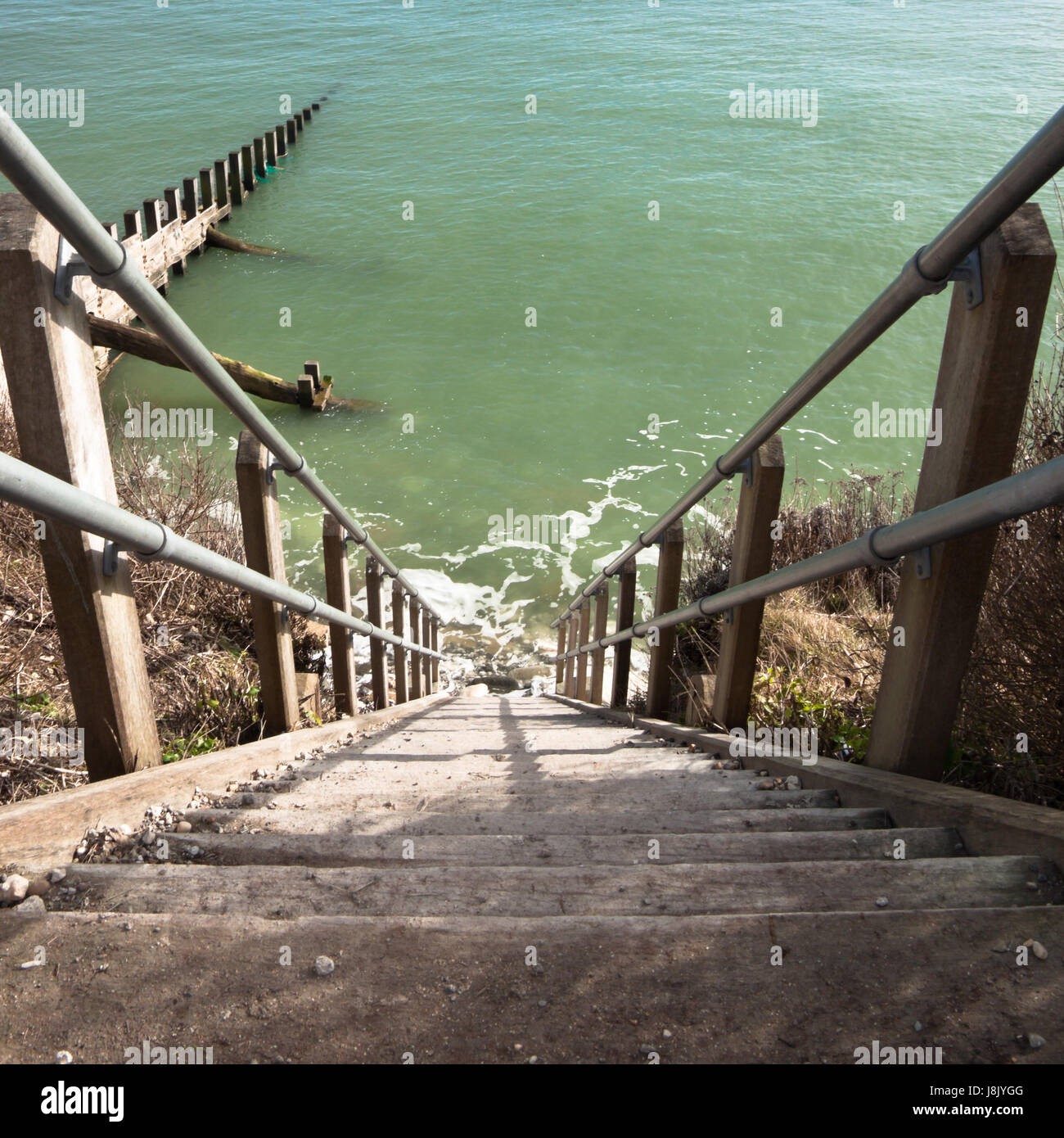 stairs, beach, seaside, the beach, seashore, coast, staircase, hiking ...