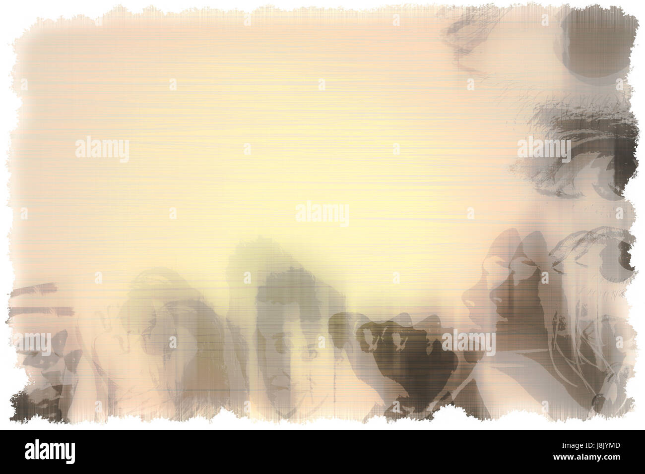 abstract, surreal, backdrop, background, yellow, woman, humans, human ...