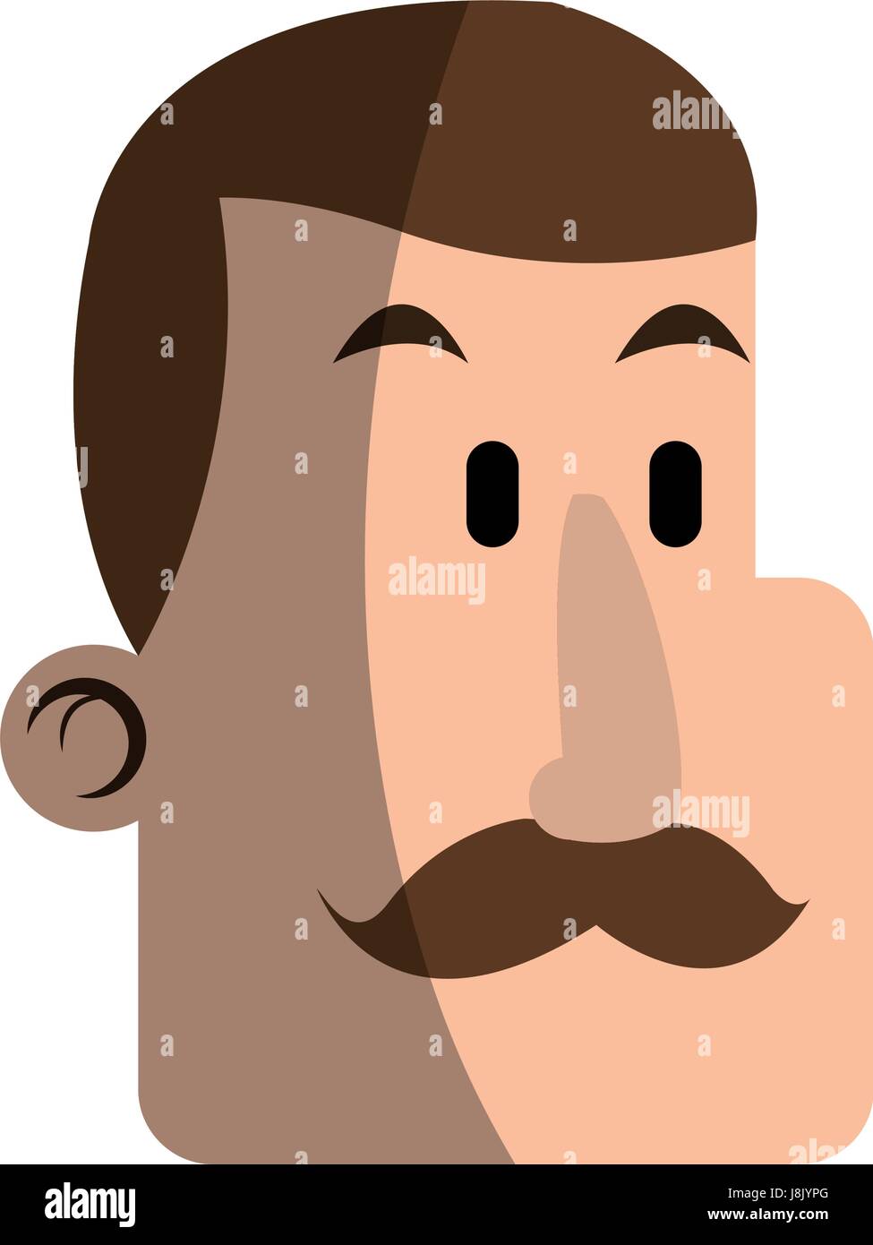 Cartoon manly man hi-res stock photography and images - Alamy