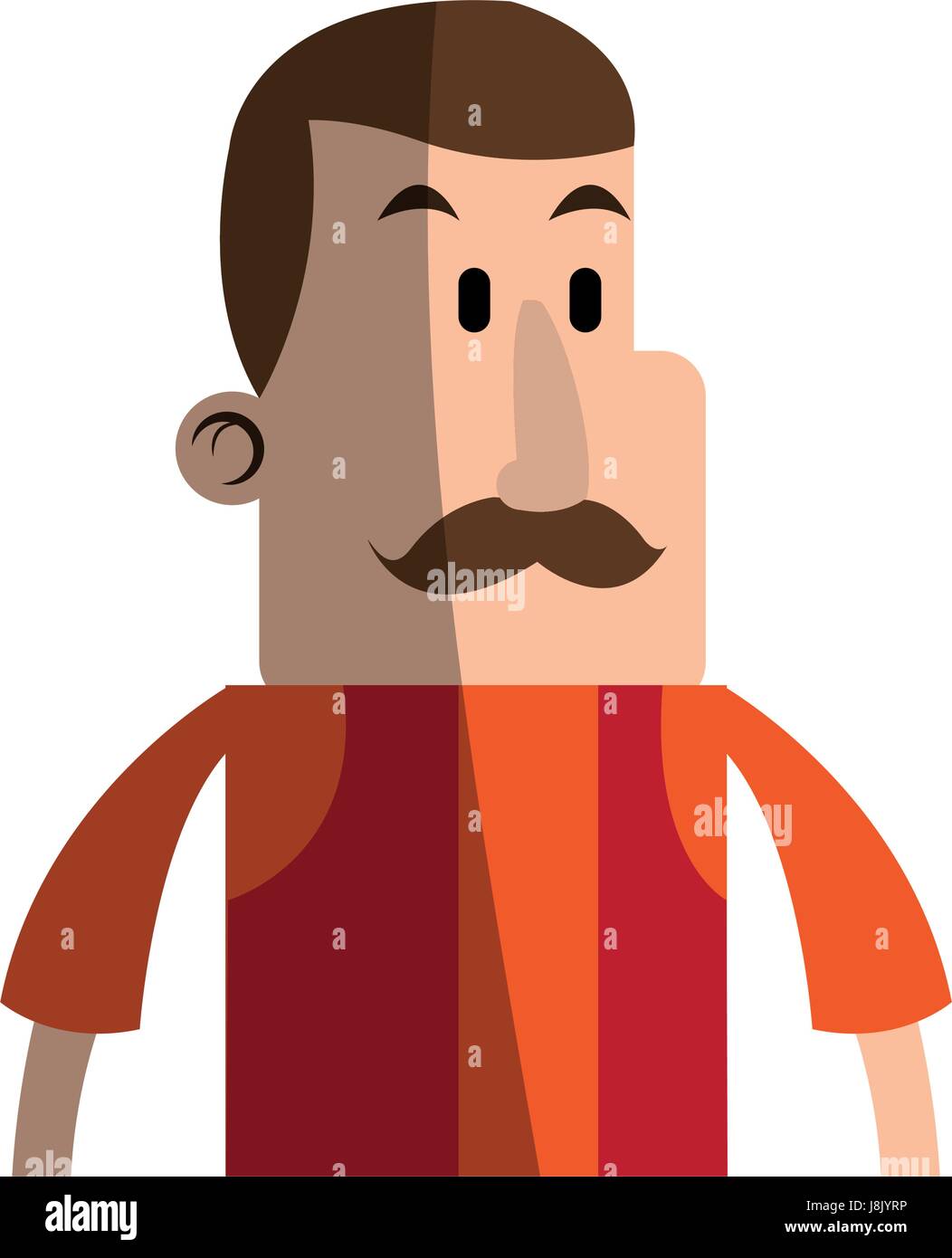 Manly character Stock Vector Images - Alamy