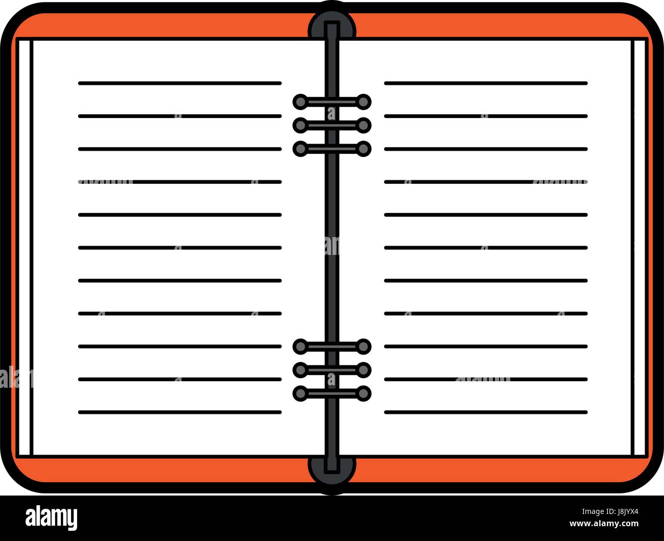 open notebook icon image Stock Vector Image & Art - Alamy