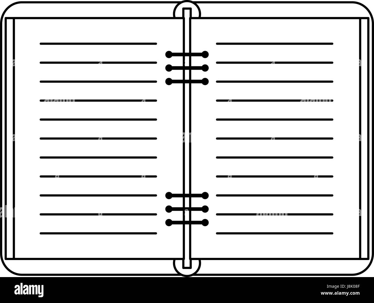 open notebook icon image Stock Vector Image & Art - Alamy