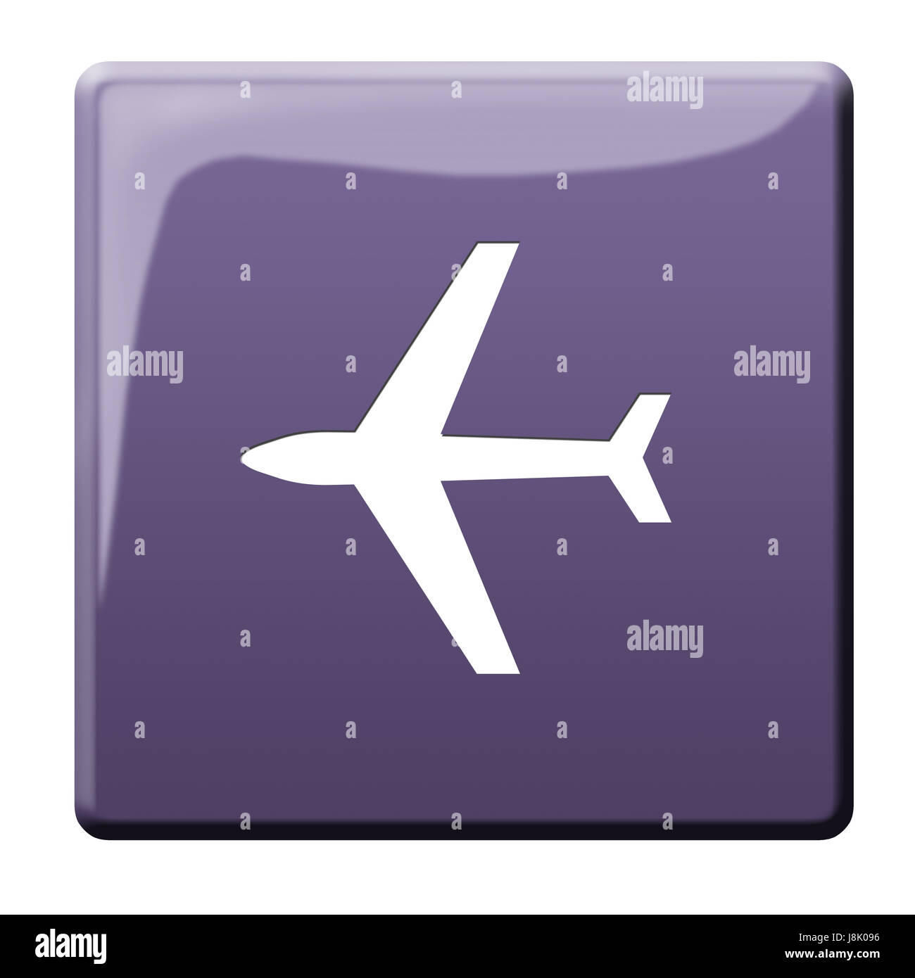Airplane switch button Cut Out Stock Images & Pictures - Alamy