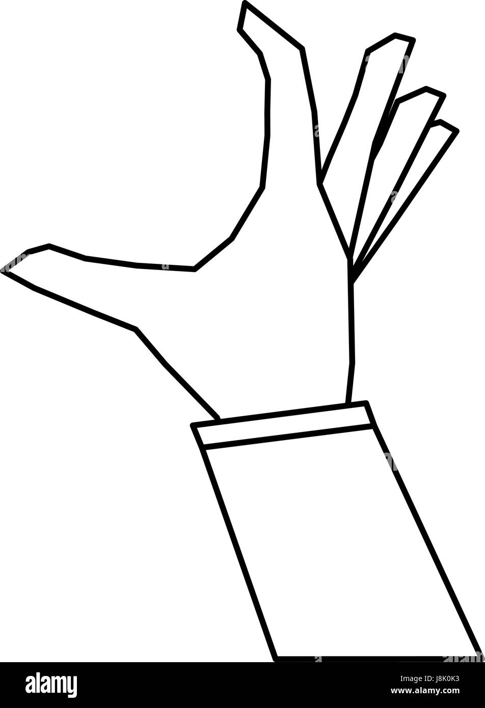 hand doing grabbing gesture icon image Stock Vector Image & Art - Alamy