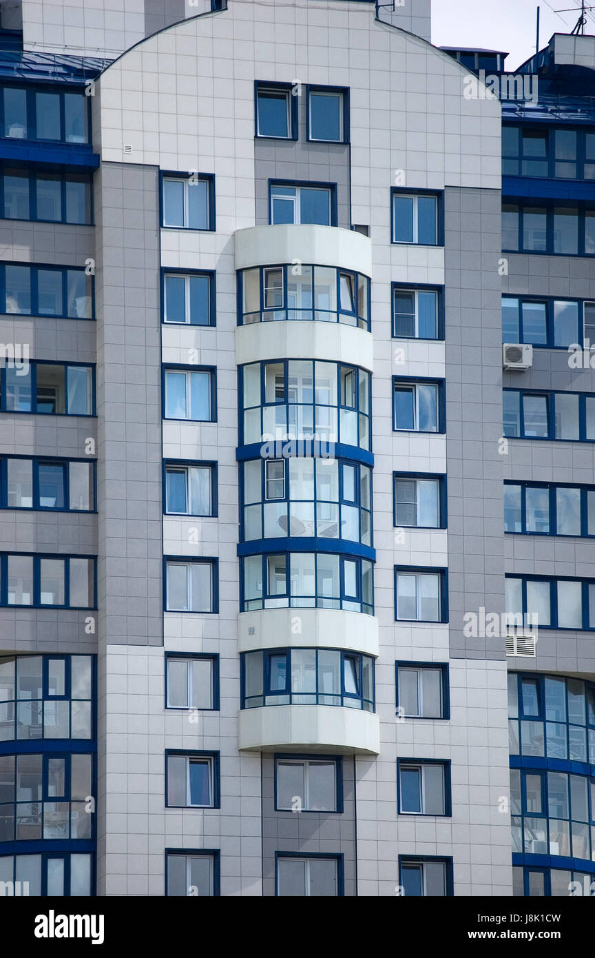 blue, tower, office, detail, big, large, enormous, extreme, powerful ...
