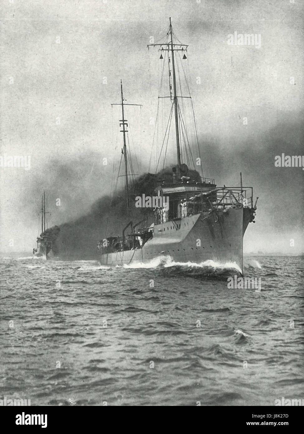 McDougal and Cassin Torpedo Boat Destroyers, circa 1915 Stock Photo - Alamy