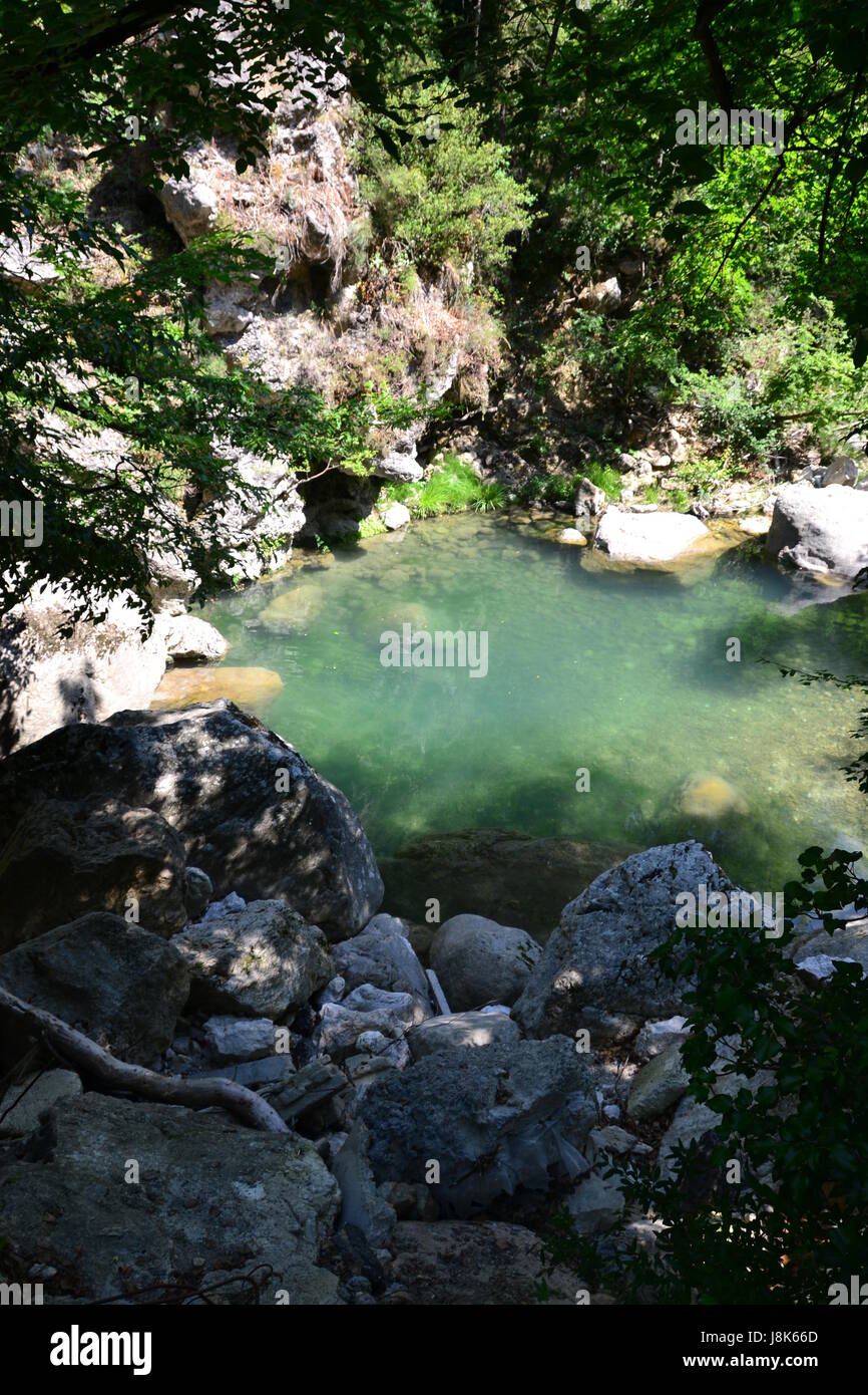 waterfall, france, Provence, waterfall, france, Provence, grand conyon ...