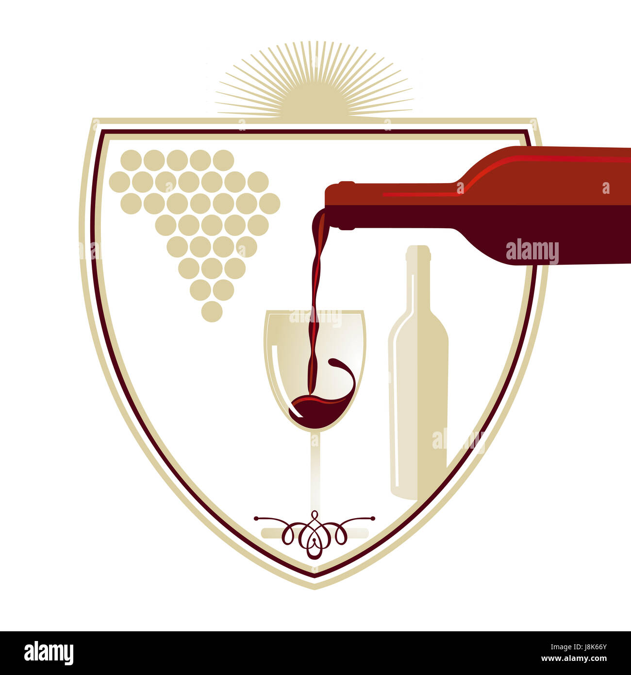 wine - sign Stock Photo - Alamy