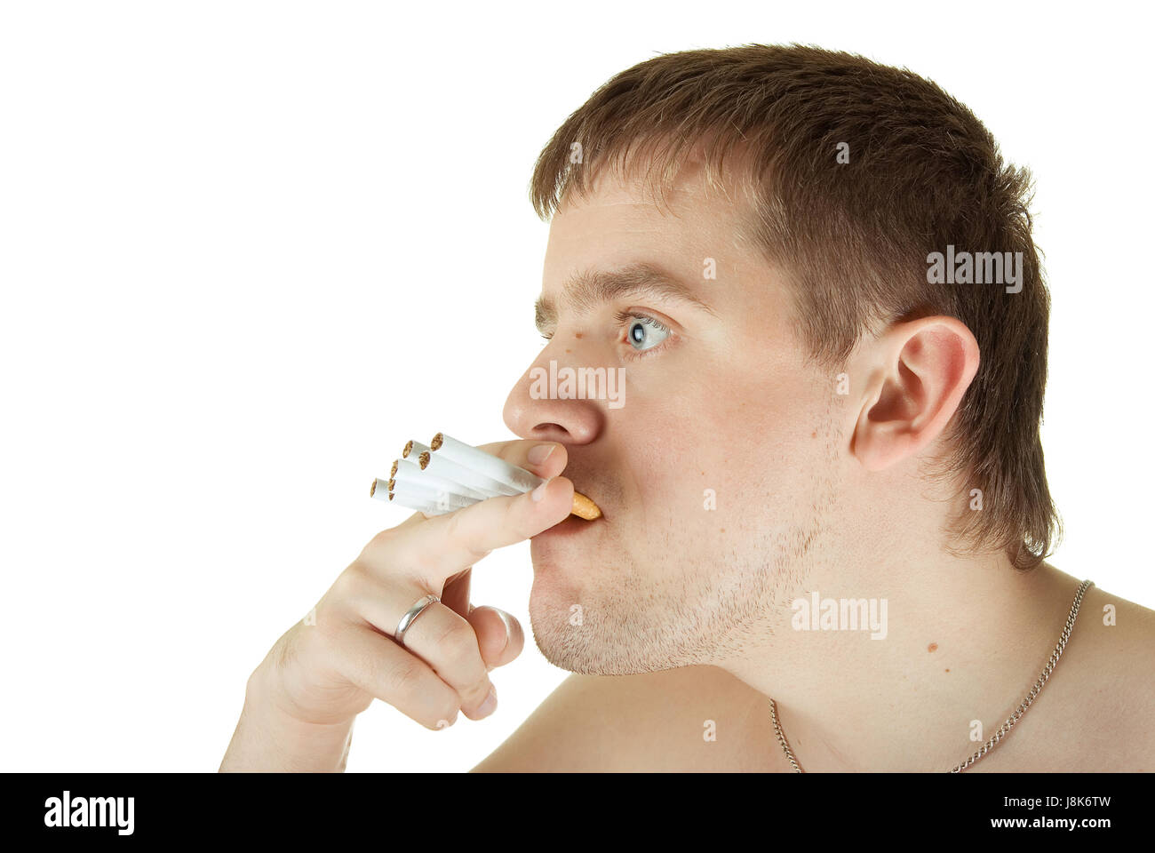 guy, cigarette, cigar, close, humans, human beings, people, folk ...