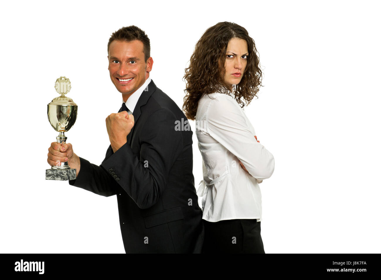 woman, fight, fighting, winner, loser, goblet, rivalry, man, woman ...