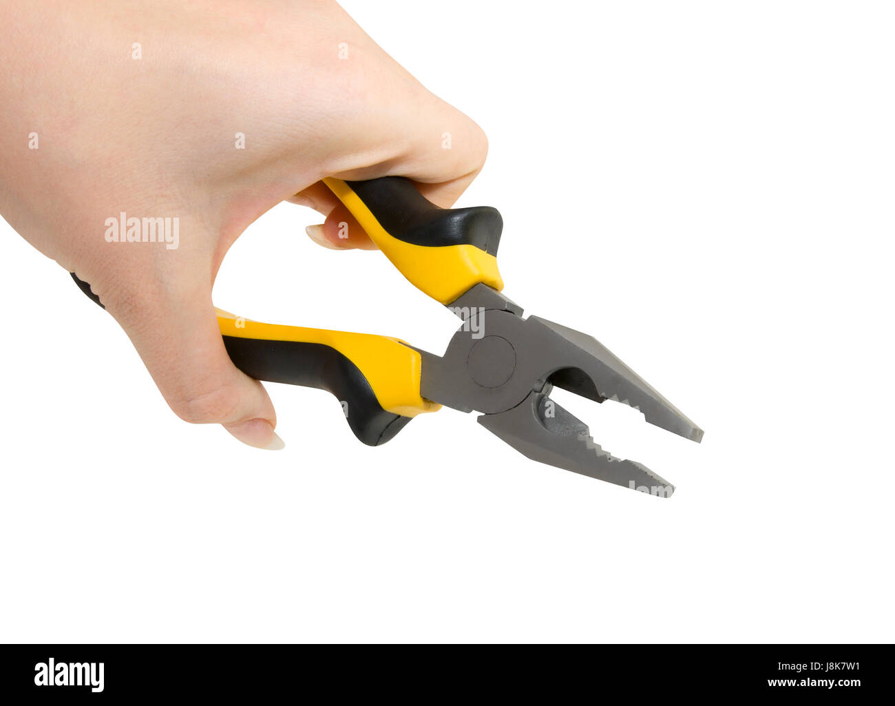 woman, hand, tool, object, tools, single, isolated, colour, industry ...