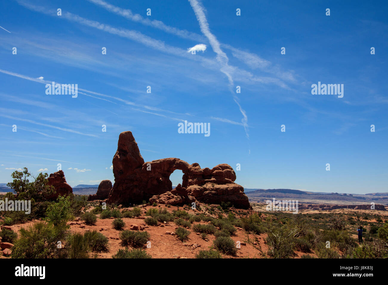 Turret Arch, Arches National Park, Moab, Utah Stock Photo - Alamy
