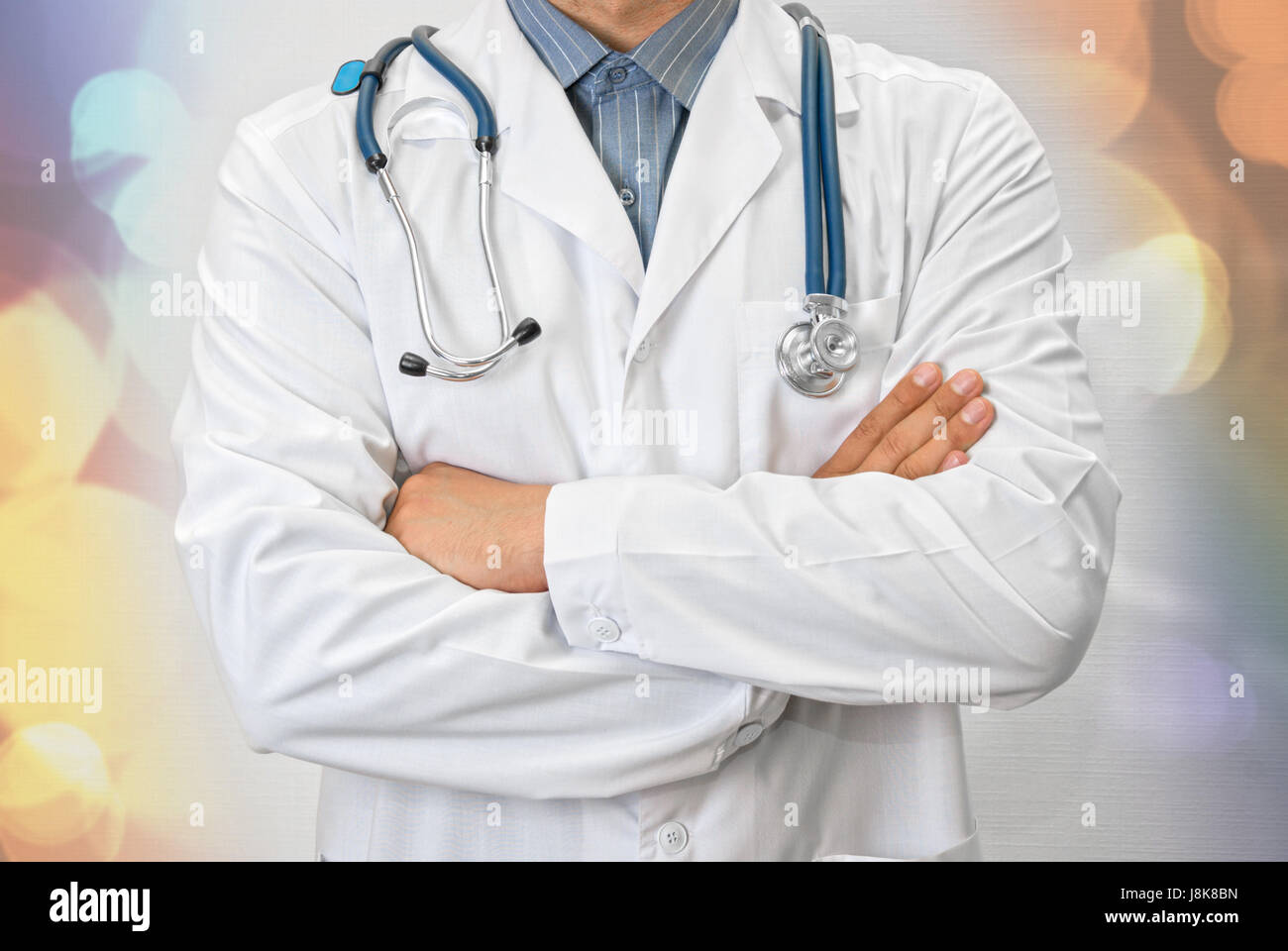 doctor, physician, medic, medical practicioner, close, blue, humans ...