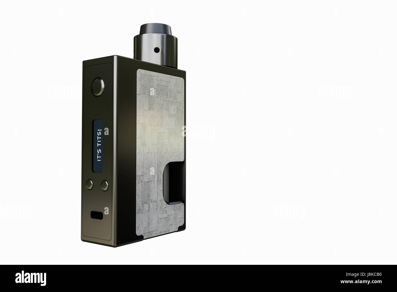 3d illustration of a box mod isolated on white background Stock Photo ...