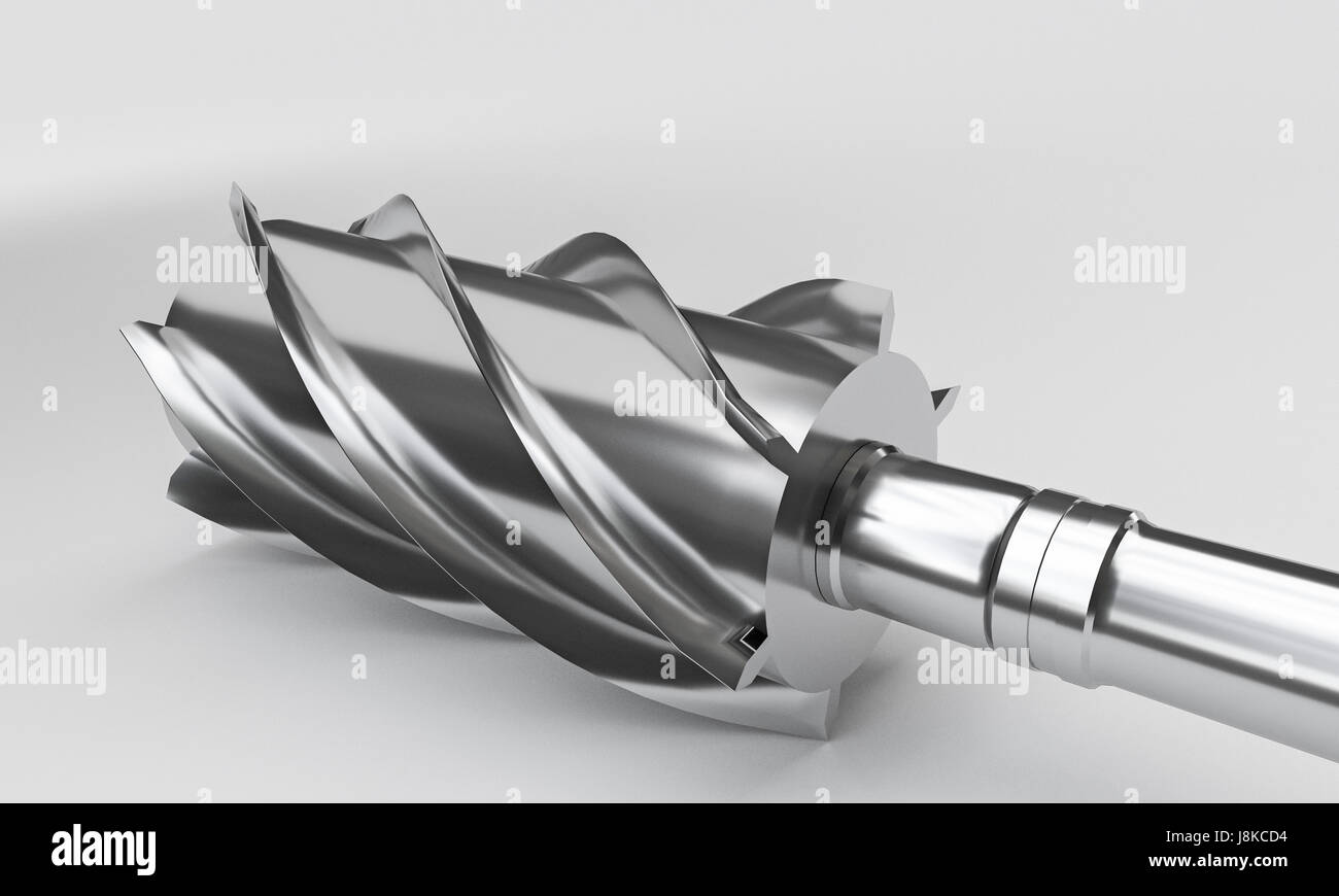 3d illustration of a cutter tool isolated on white background Stock ...