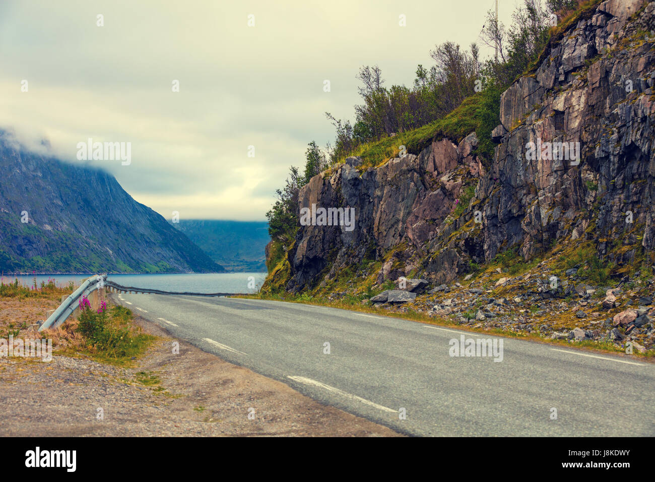 Driving along beautiful mountain hi-res stock photography and images ...