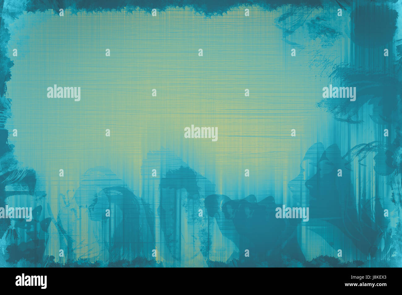 blue, abstract, surreal, backdrop, background, woman, blue, humans ...