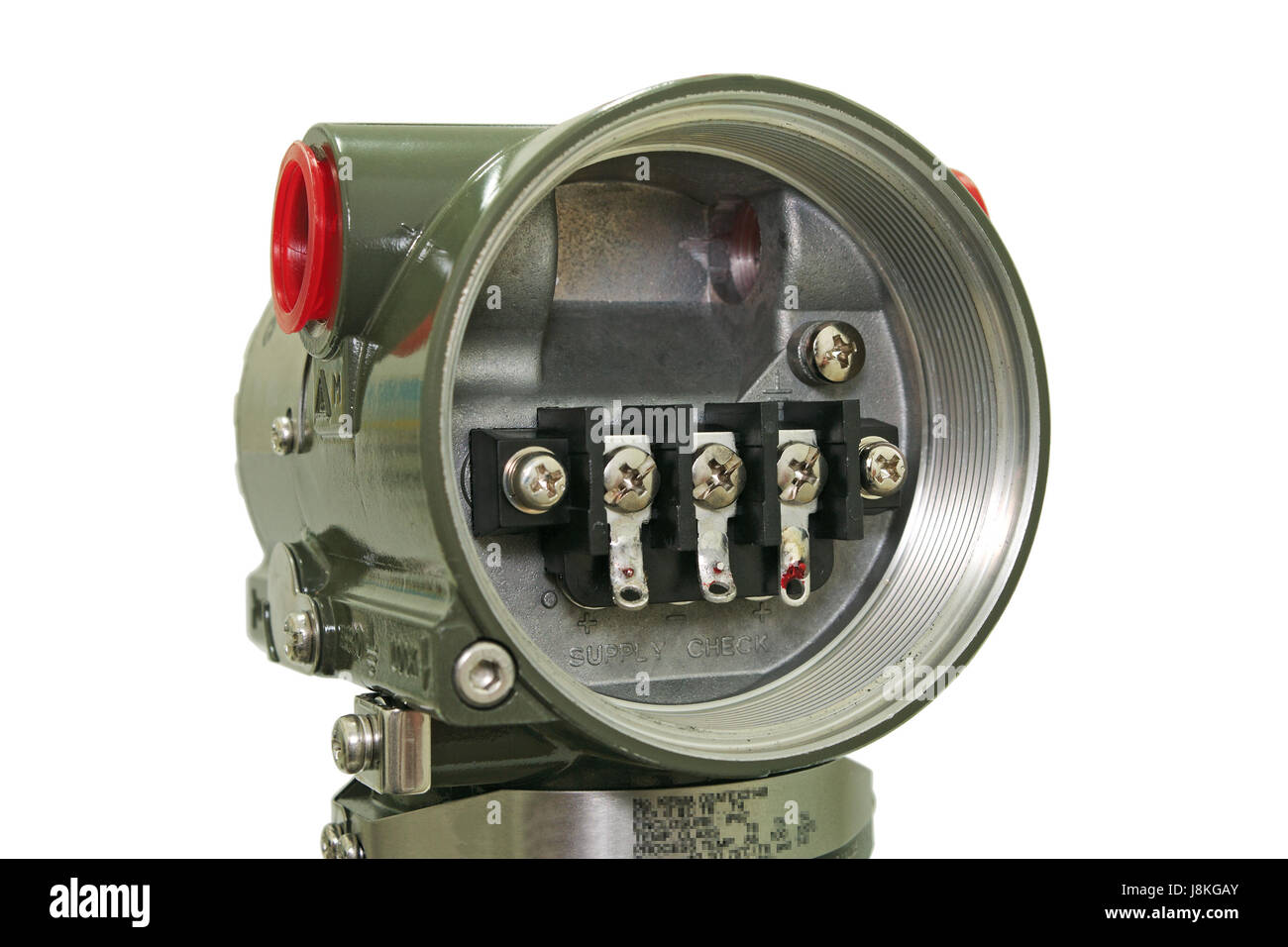 inside, isolated, studio, metal, open, technology, uncap, pressure ...